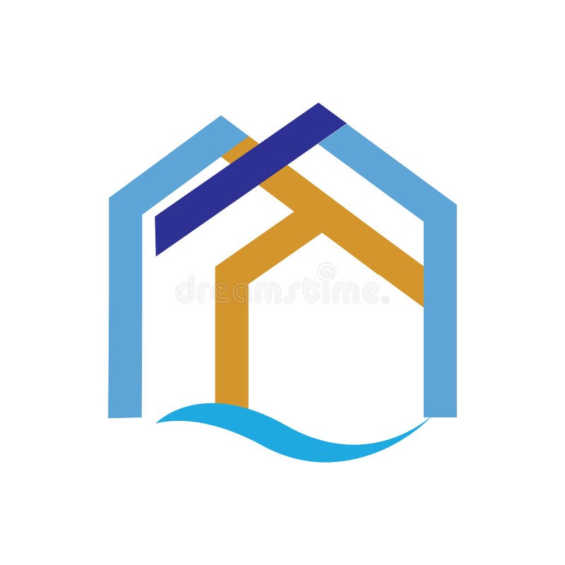 House Logo Vector Illustration Design Stock Vector - Illustration of ...