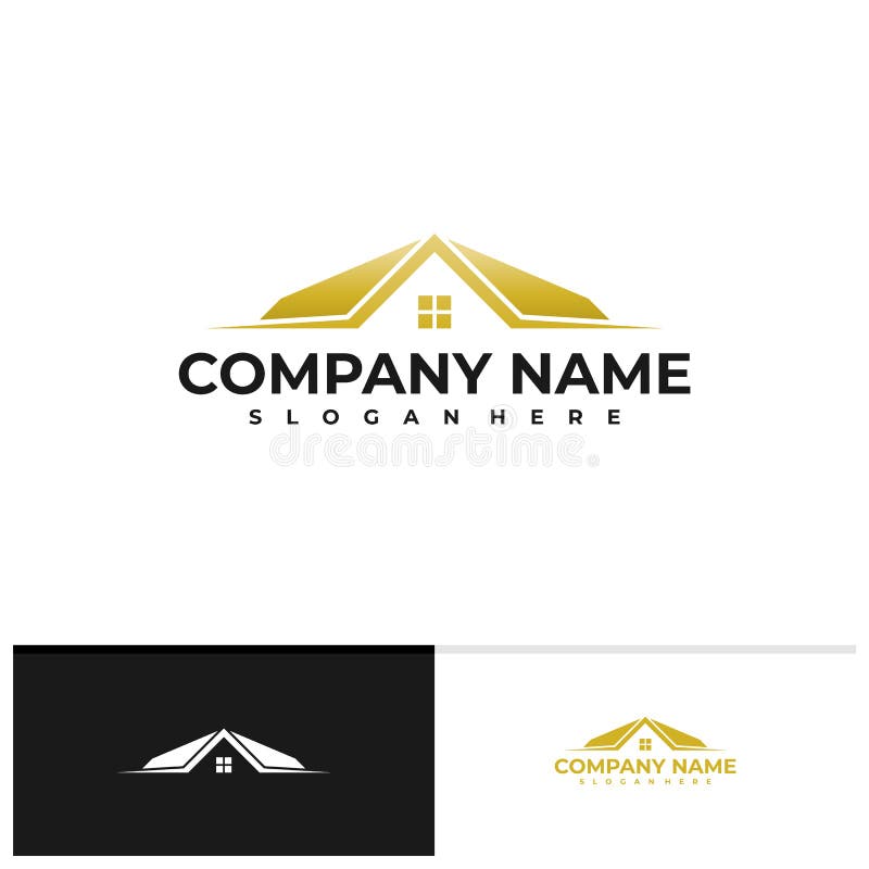 House Logo Vector Template, Creative House Logo Design Concepts Stock Illustration ...