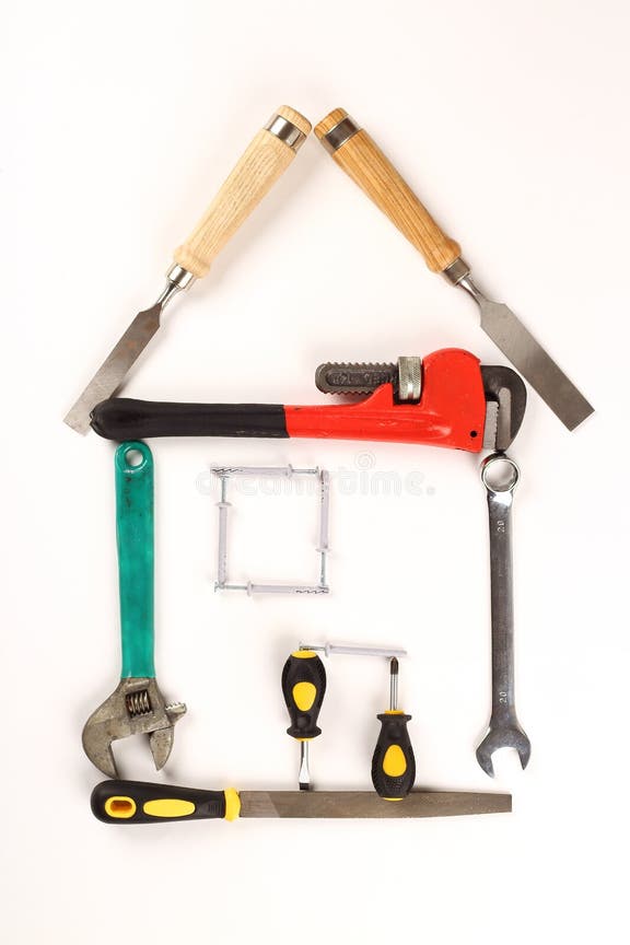 House made out of tools stock image. Image of design - 62087013