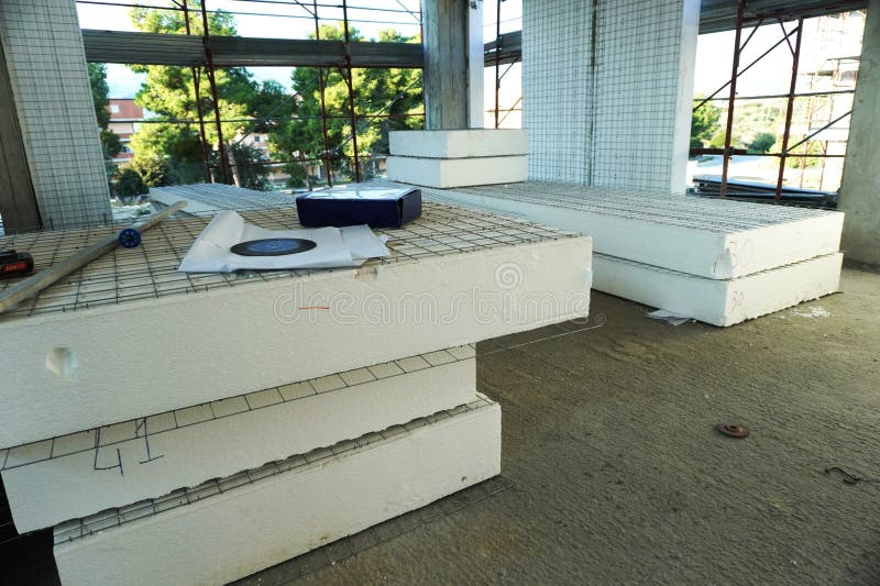 House Made of Panels with Foam Plastic Insulation. Modern Construction ...