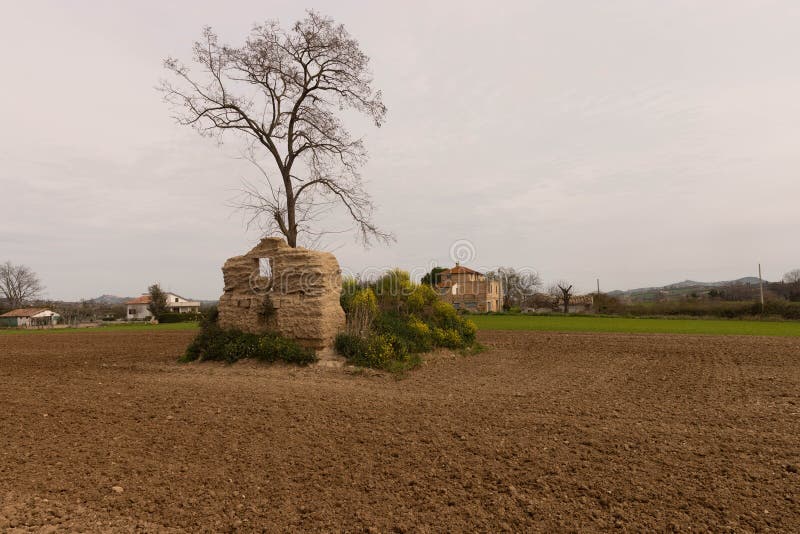 House made up of mud stock photo. Image of countryside - 281842840