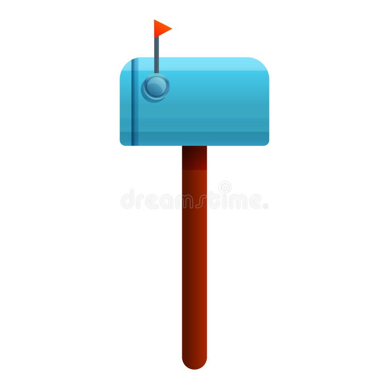 House Mailbox Icon, Outline Style Stock Vector - Illustration of house ...