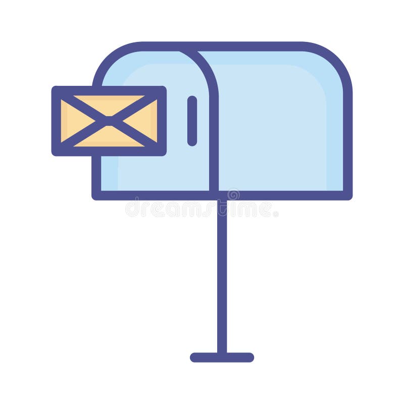 House Mailbox Isolated Vector Icon Which Can Easily Modify or Edit ...