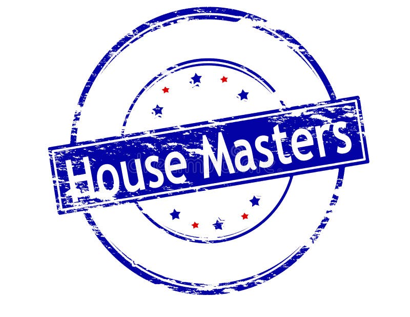 Stamp with Text House Masters Stock Vector - Illustration of abode ...
