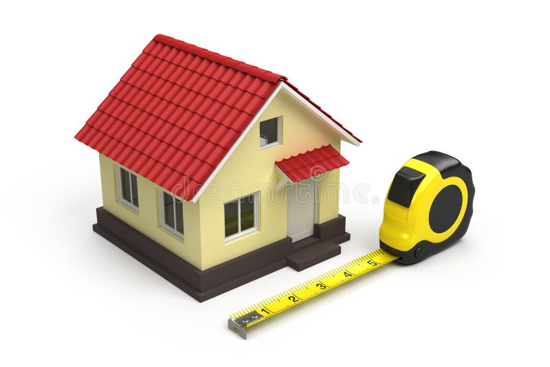 Measuring Tape Ruler House Stock Illustrations – 1,008 Measuring Tape ...