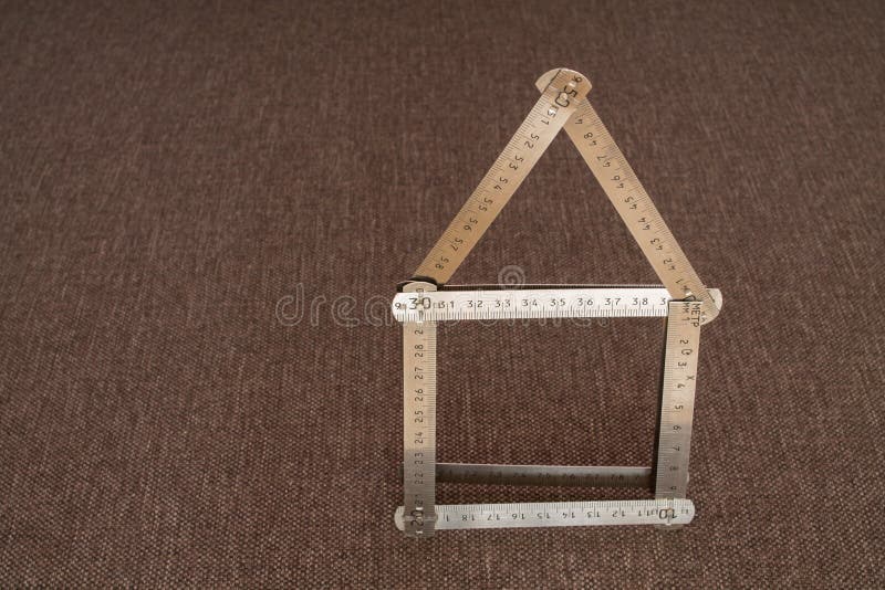 House Meter Abstraction stock image. Image of ruler, property - 69587263