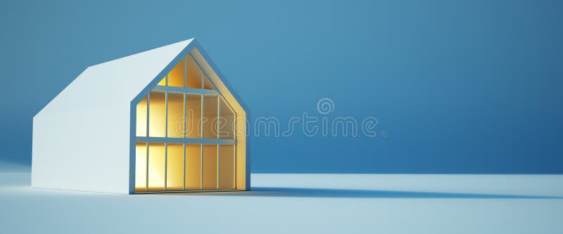 House mock up stock illustration. Illustration of roof - 183293501