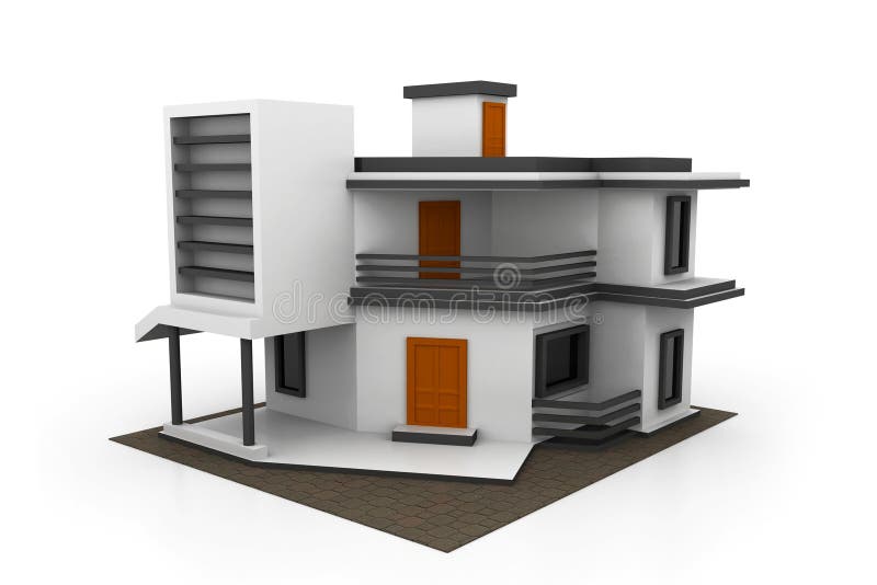 House model stock illustration. Illustration of project - 47724141