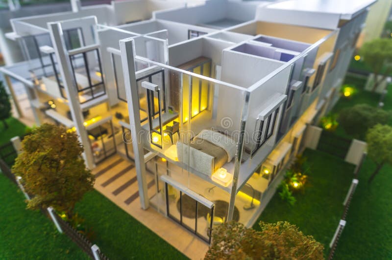 Model House Interior stock image. Image of home, room - 7929263