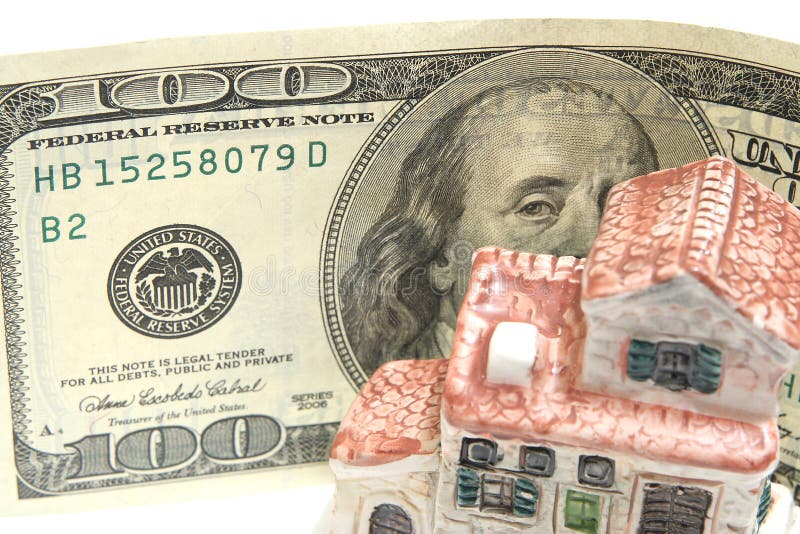 House and money stock image. Image of cash, saving, dollars - 10691625