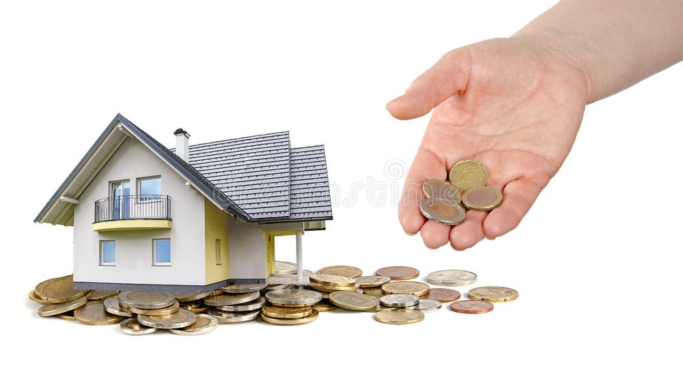 House and money stock photo. Image of horizontal, money - 131504902