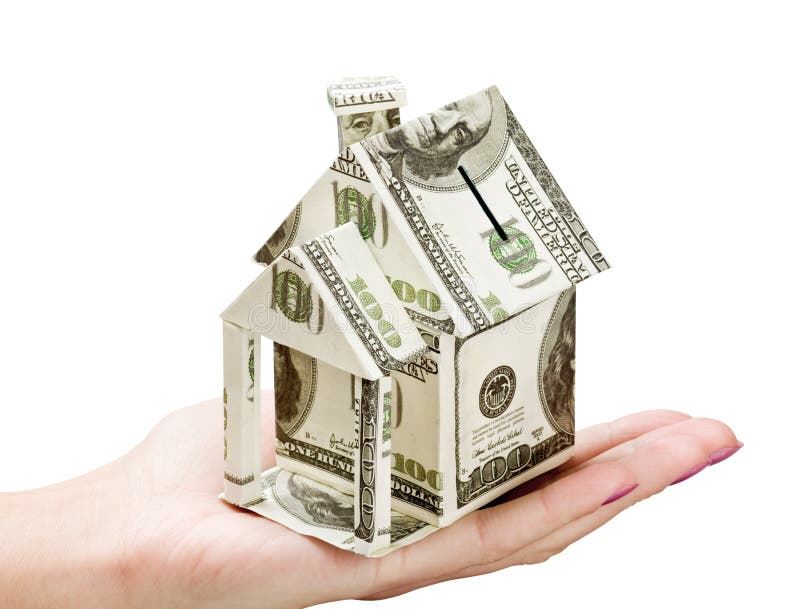 Money House stock photo. Image of paper, isolated, finances - 34637706