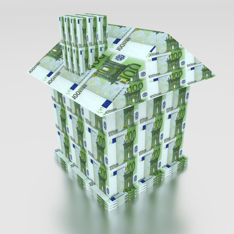 House from a money stock photo. Image of housing, bill - 2724246
