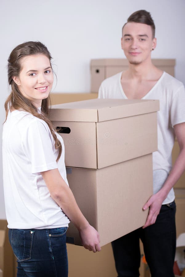 House Moving stock photo. Image of package, cardboard - 38401446