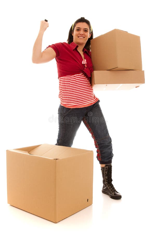 House moving stock photo. Image of books, home, adult - 9220916