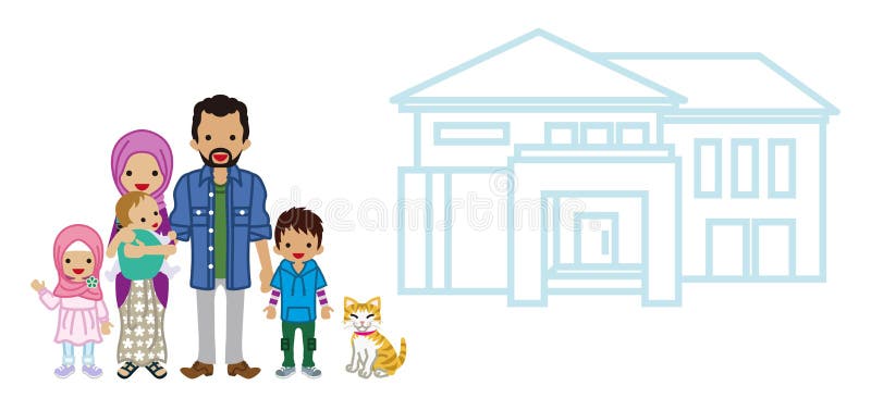 Muslim Family Stock Illustrations – 9,496 Muslim Family Stock ...