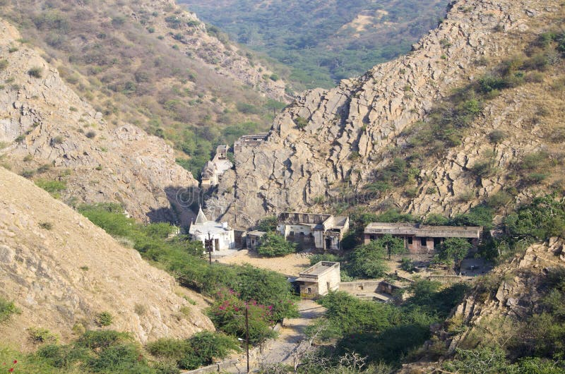 House Nature Landscape among Mountains in India Stock Photo - Image of ...