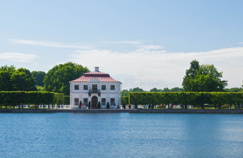 House near the water stock photo. Image of nature, river - 69099544