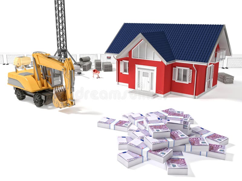 House need money stock illustration. Illustration of roof - 70062871