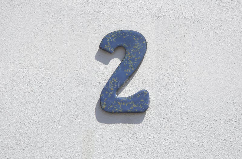 House number 2 stock image. Image of shadow, colorful - 294254957