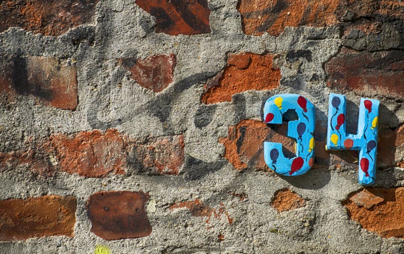 House number stock image. Image of street, count, urban - 46129029