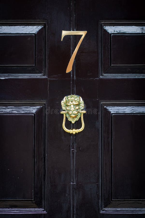 House number 7 stock image. Image of vintage, digit - 198777345