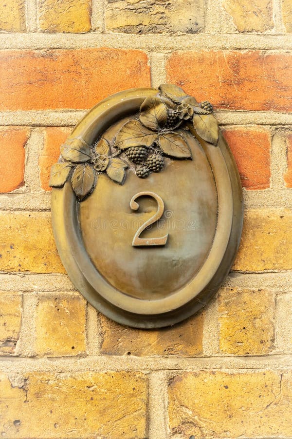 House number 2 stock photo. Image of numerals, exterior - 218097128