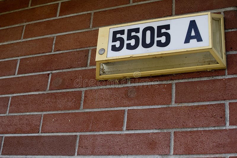 House Number stock image. Image of detail, brick, architecture - 54823327