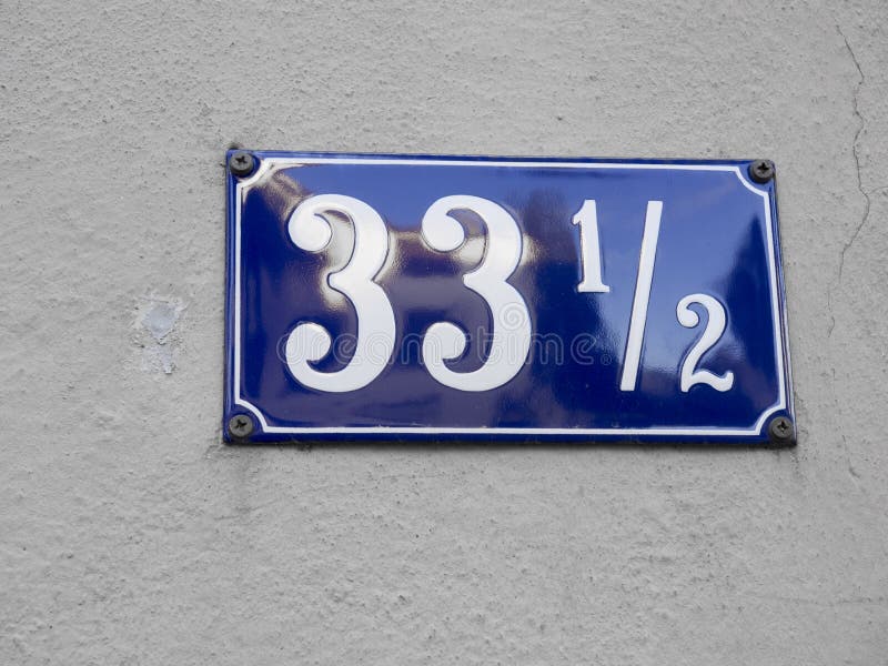 House Number stock image. Image of white, enamel, house - 41062333