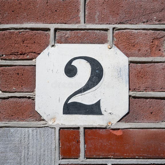 House number 2 stock photo. Image of hand, white, number - 393746812