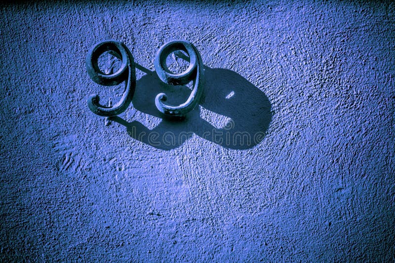 House Number 99 stock image. Image of space, lucky, luck - 147105071