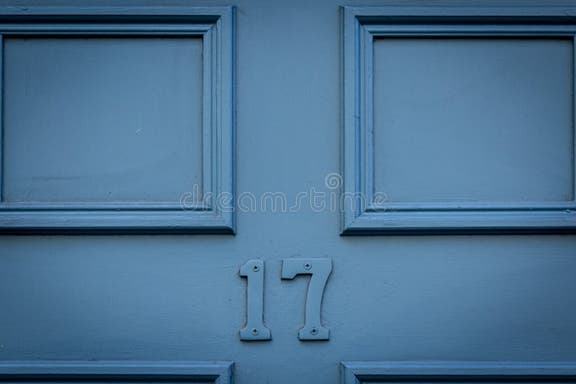 House number 17 stock image. Image of serene, design - 245986077