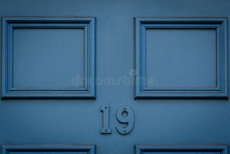 House number 19 stock image. Image of figure, numeral - 245986165