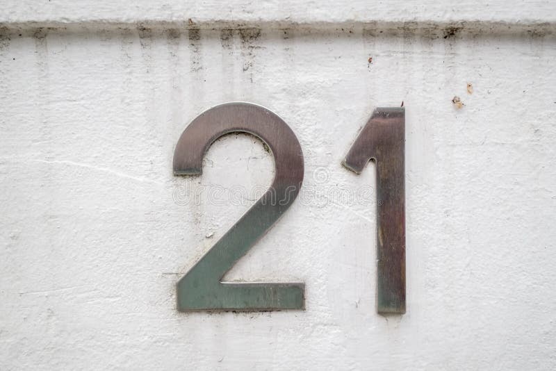 House number 21 stock image. Image of shiny, building - 78509553