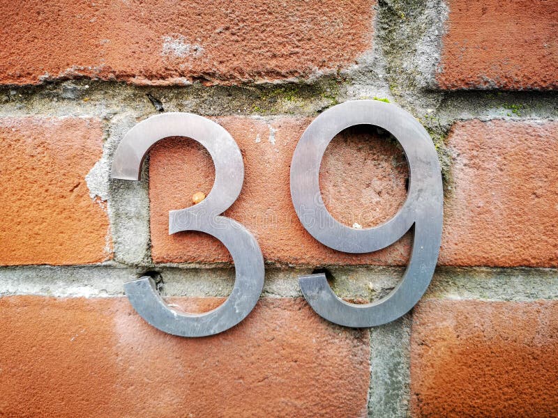 House Number Plaque with Vivid Colors Stock Image - Image of door, loft ...