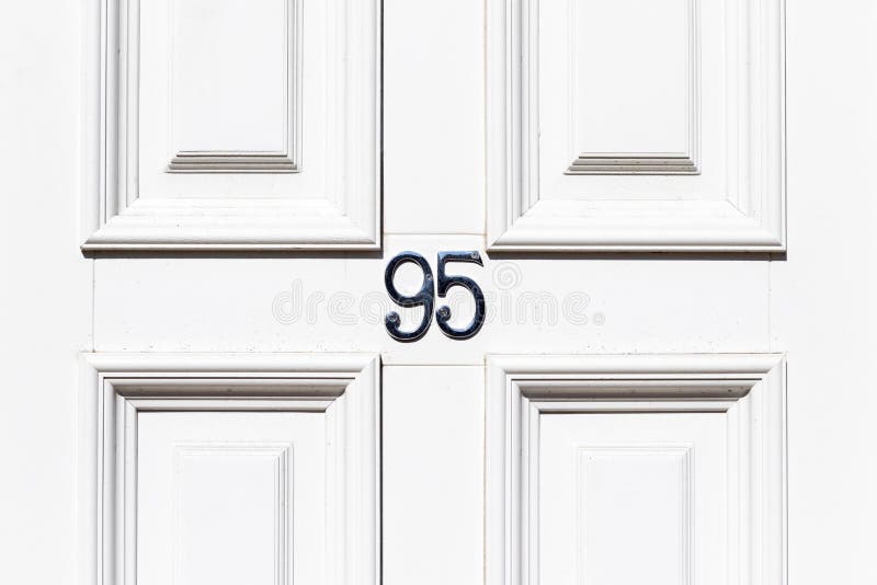 House number 95 stock photo. Image of exterior, wood - 199038050