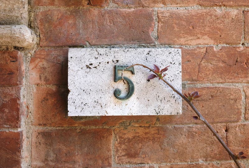 House number on wall stock image. Image of house, building - 90362217