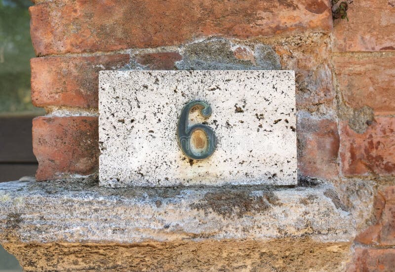 House number on wall stock photo. Image of home, sign - 90362504