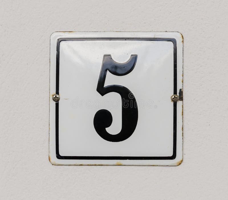 169 House Number 5 Sign Stock Photos - Free & Royalty-Free Stock Photos ...