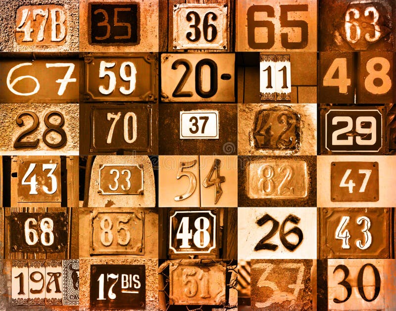 House numbers stock photo. Image of street, area, building - 18832824