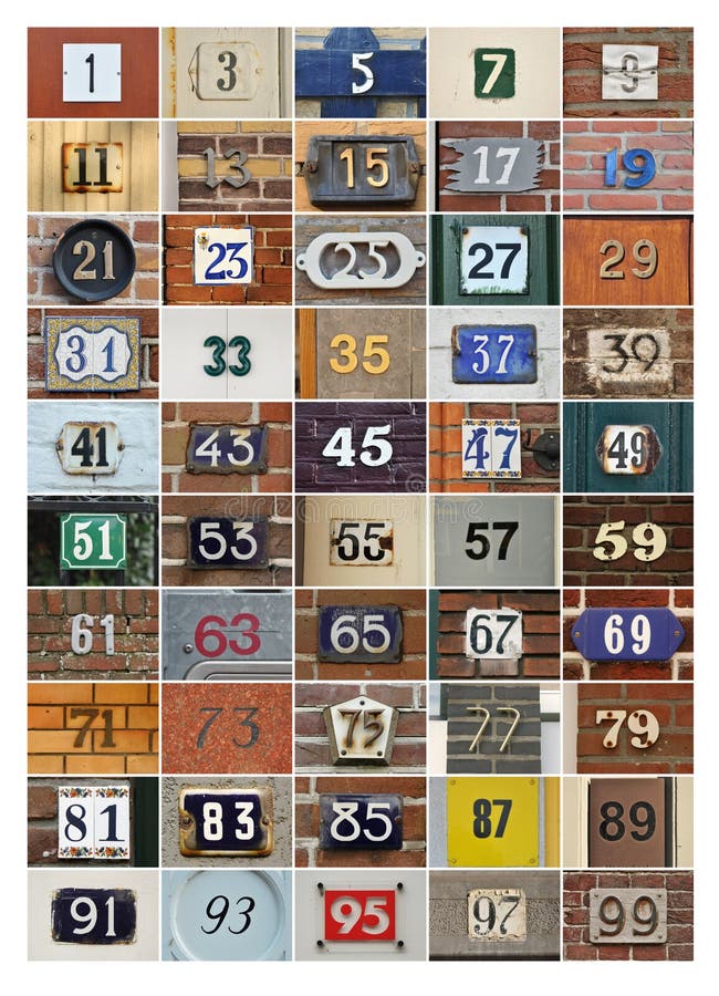 House numbers stock image. Image of building, house, address - 16371591