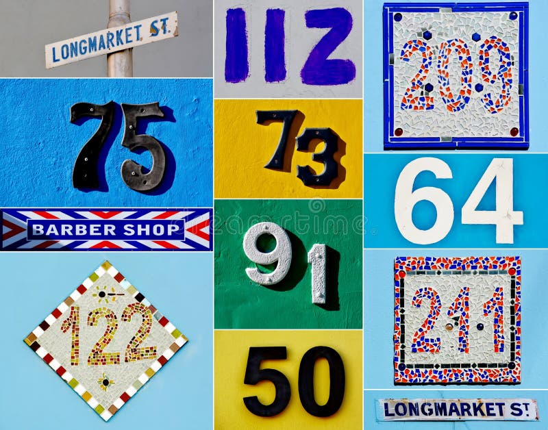 House numbers stock photo. Image of street, area, font - 56604690