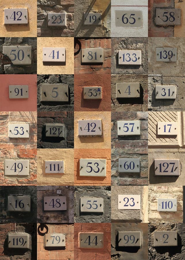 House numbers stock image. Image of home, wall, card - 30638801