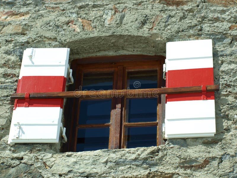 House - an open window stock image. Image of stone, detail - 33412029