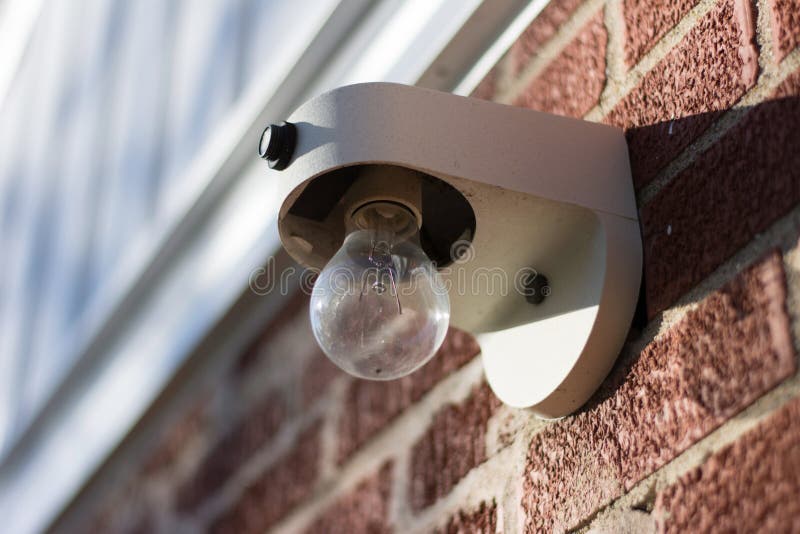 House outside lamp stock image. Image of electric, hanging - 80049063