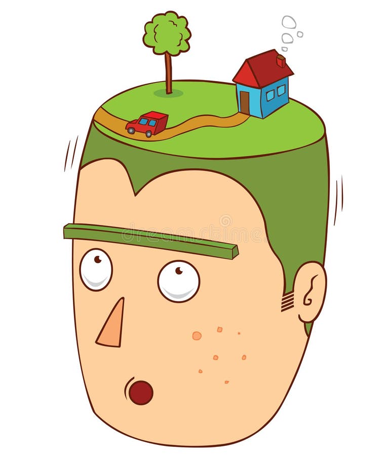 House over my head stock vector. Illustration of confuse - 62653398