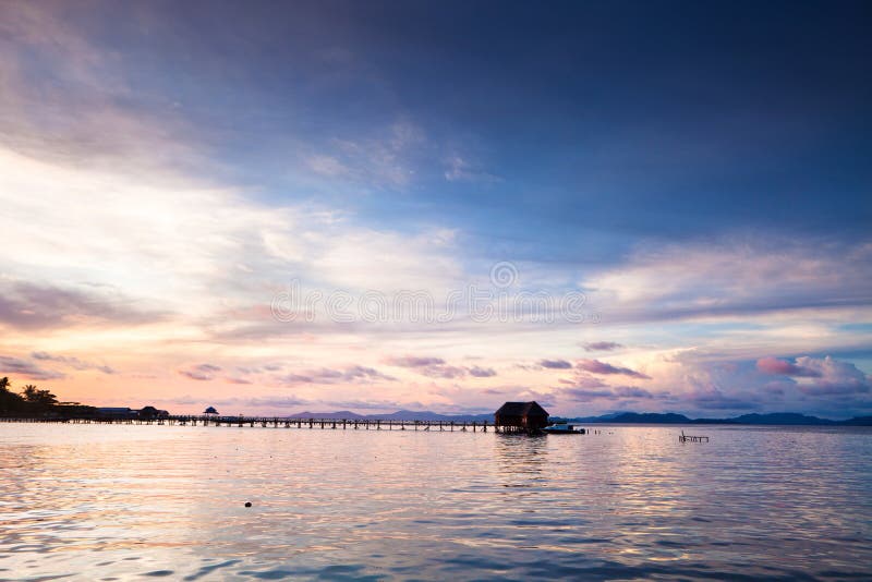 House Over Water at Coastline Stock Image - Image of coast, outdoors ...