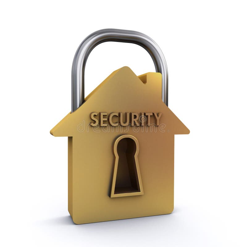 House Lock stock illustration. Illustration of conceptual - 18633372