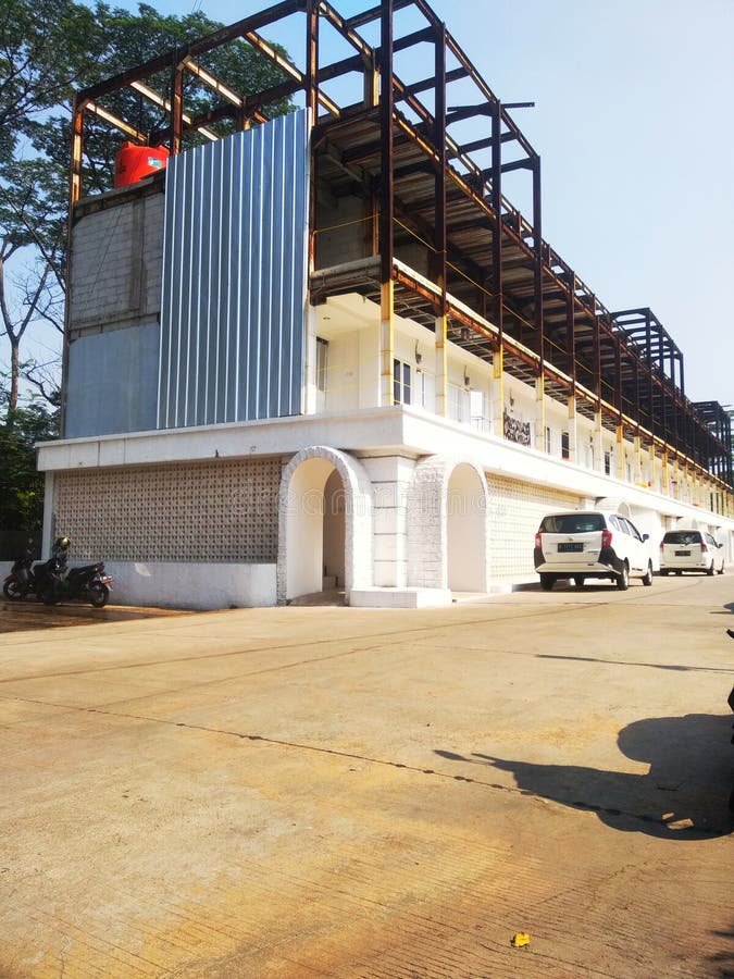 A House Painted White is Under Construction Editorial Photo - Image of ...