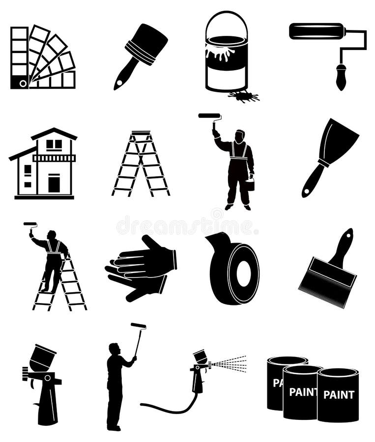 House Icons Set stock illustration. Illustration of door - 44173152